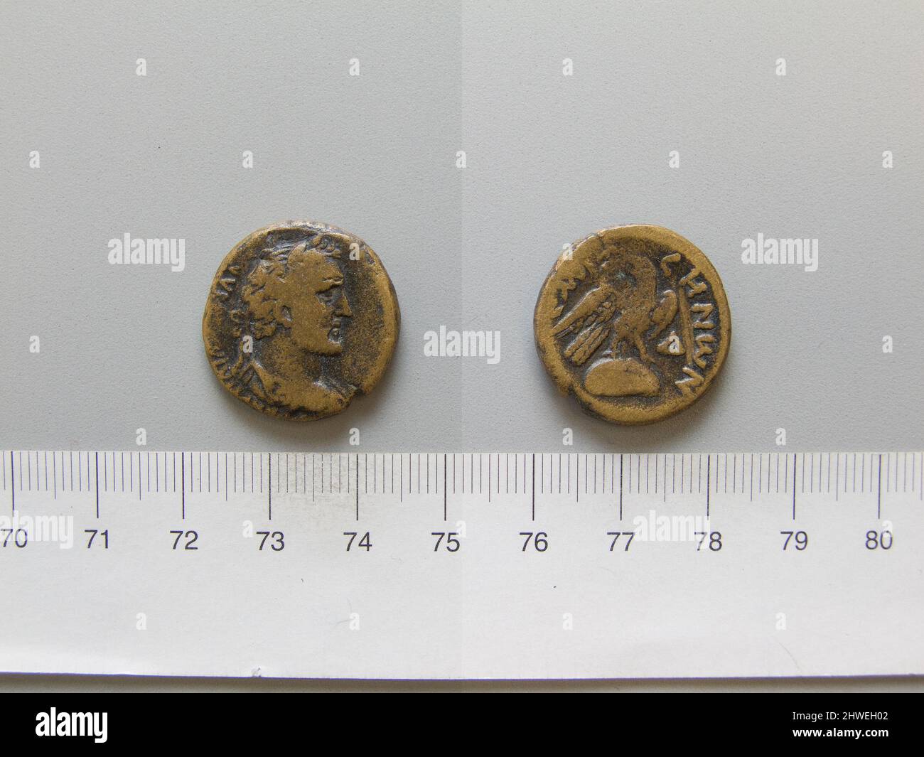 Coin of Antoninus Pius, Emperor of Rome from Emisa. Ruler: Antoninus ...