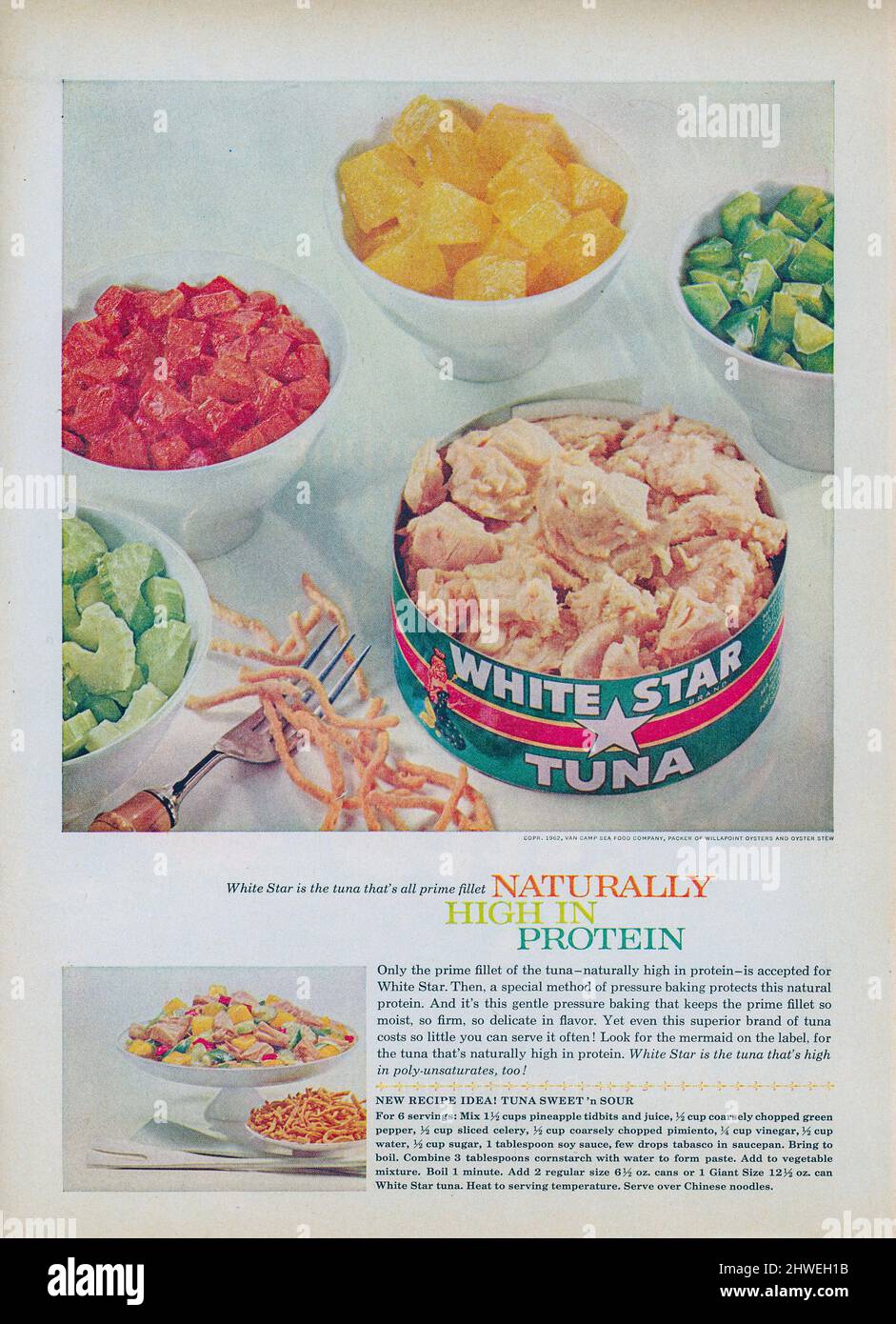 Canned food ad hi-res stock photography and images - Alamy