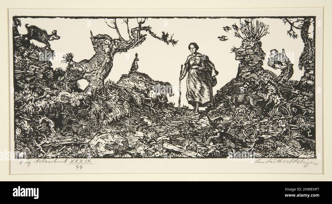 Untitled. Artist: Switbert Lobisser, Austrian, 1879–1943 Stock Photo ...