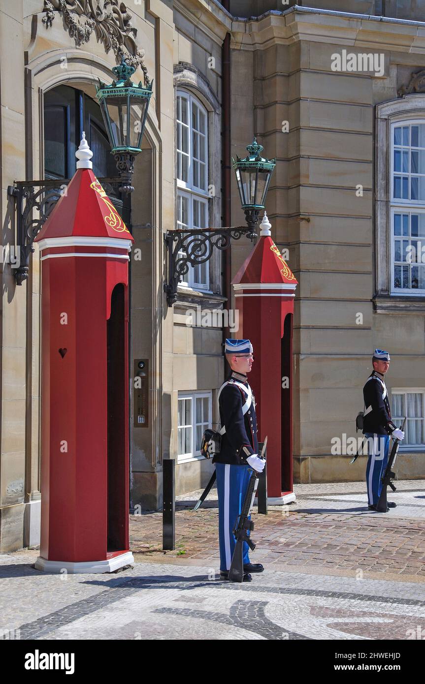 Danish Royal Life Guards, Amalienborg Royal Palace, Royal Palace Square ...
