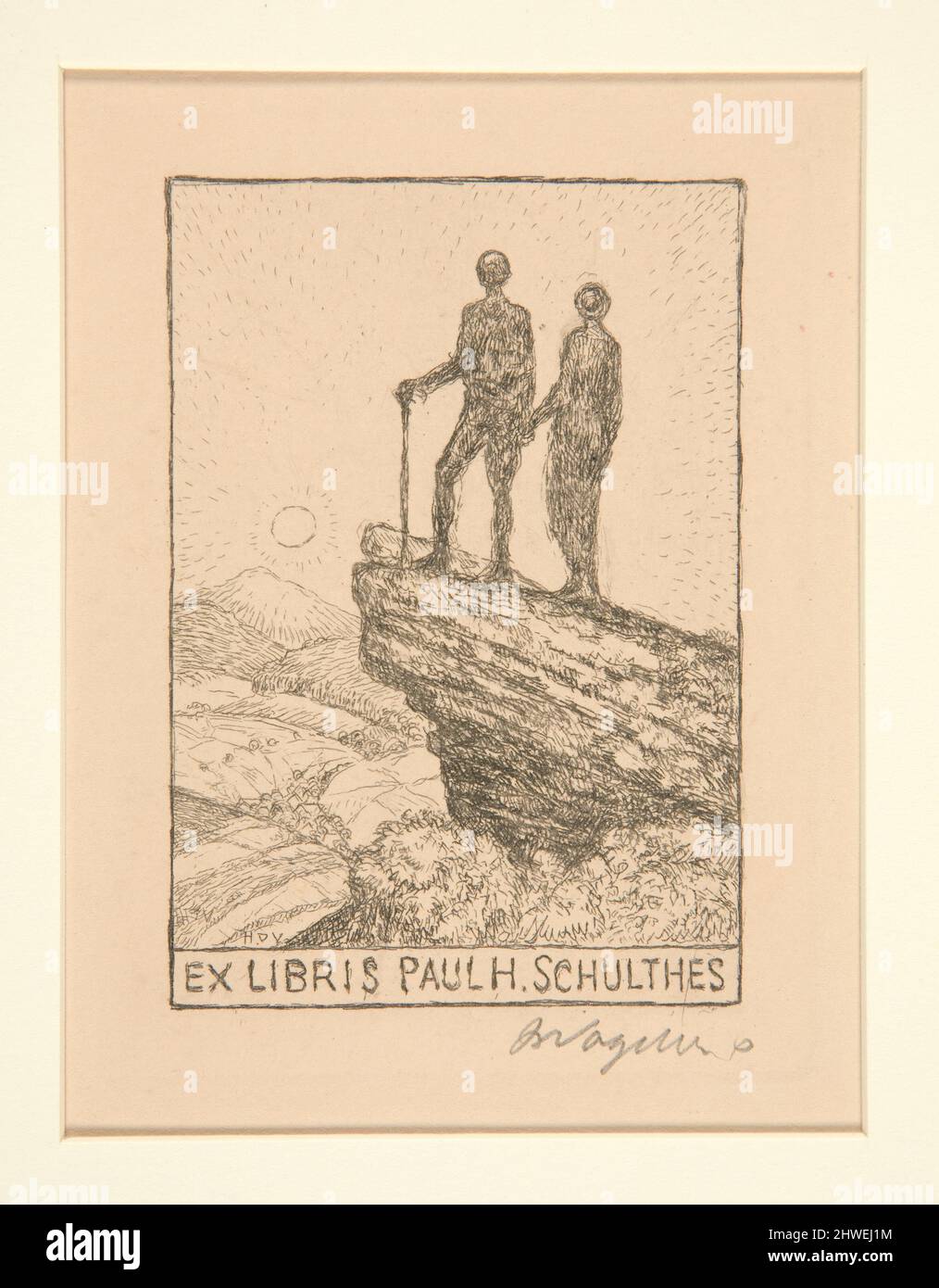 Illustrated bookplate hi-res stock photography and images - Alamy