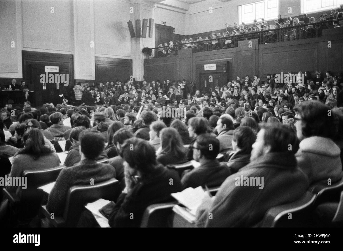 London School of Economics (LSE) emergency Union meeting. The meeting ...