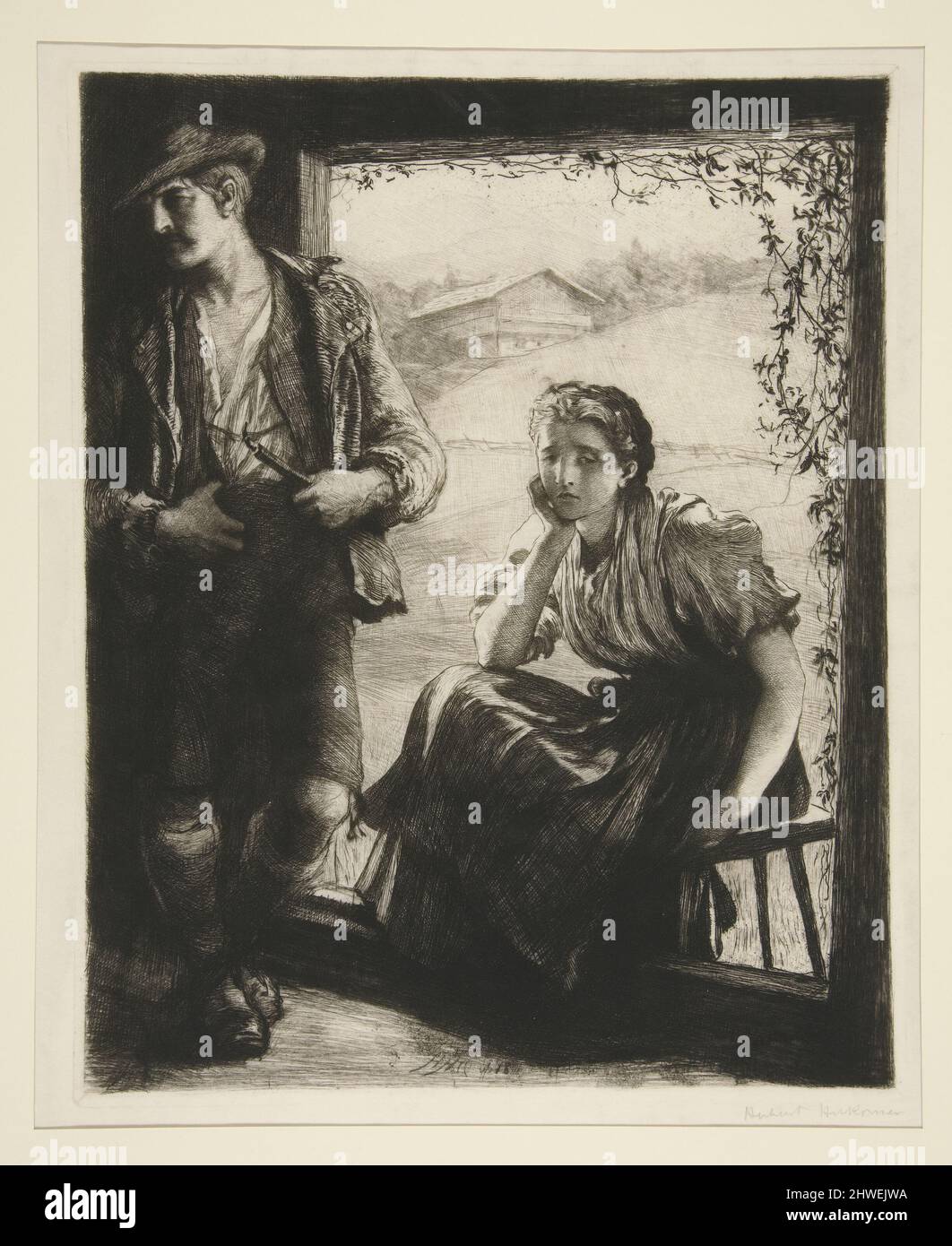 Sir hubert von 1849 1914 hi-res stock photography and images - Alamy