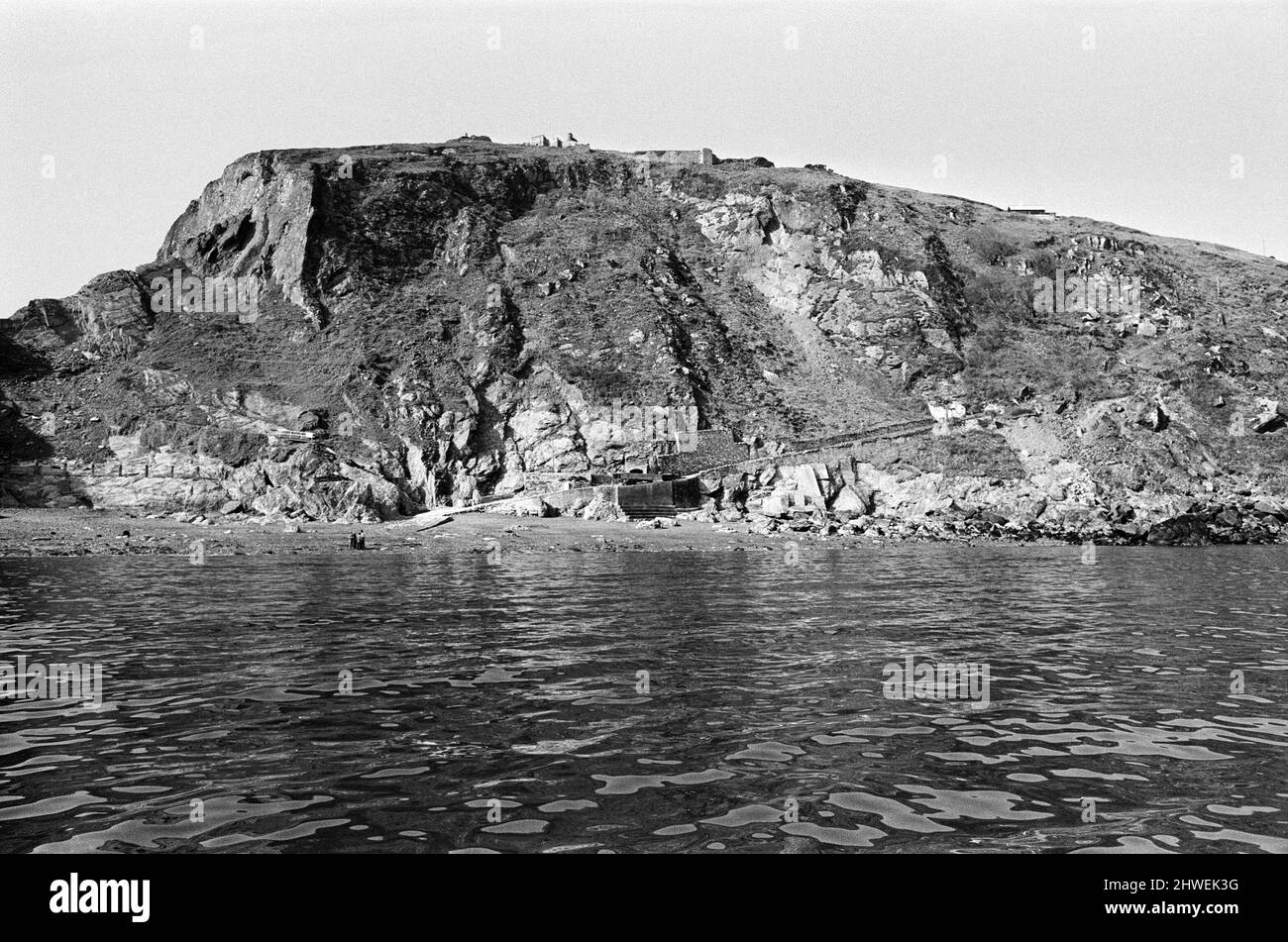 General scenes on Lundy Island. Lundy is the largest island in the ...