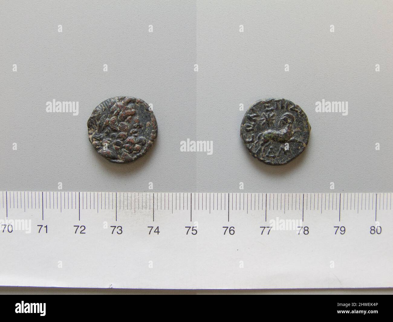 Coin of Augustus, Emperor of Rome from Antioch. Ruler: Augustus ...