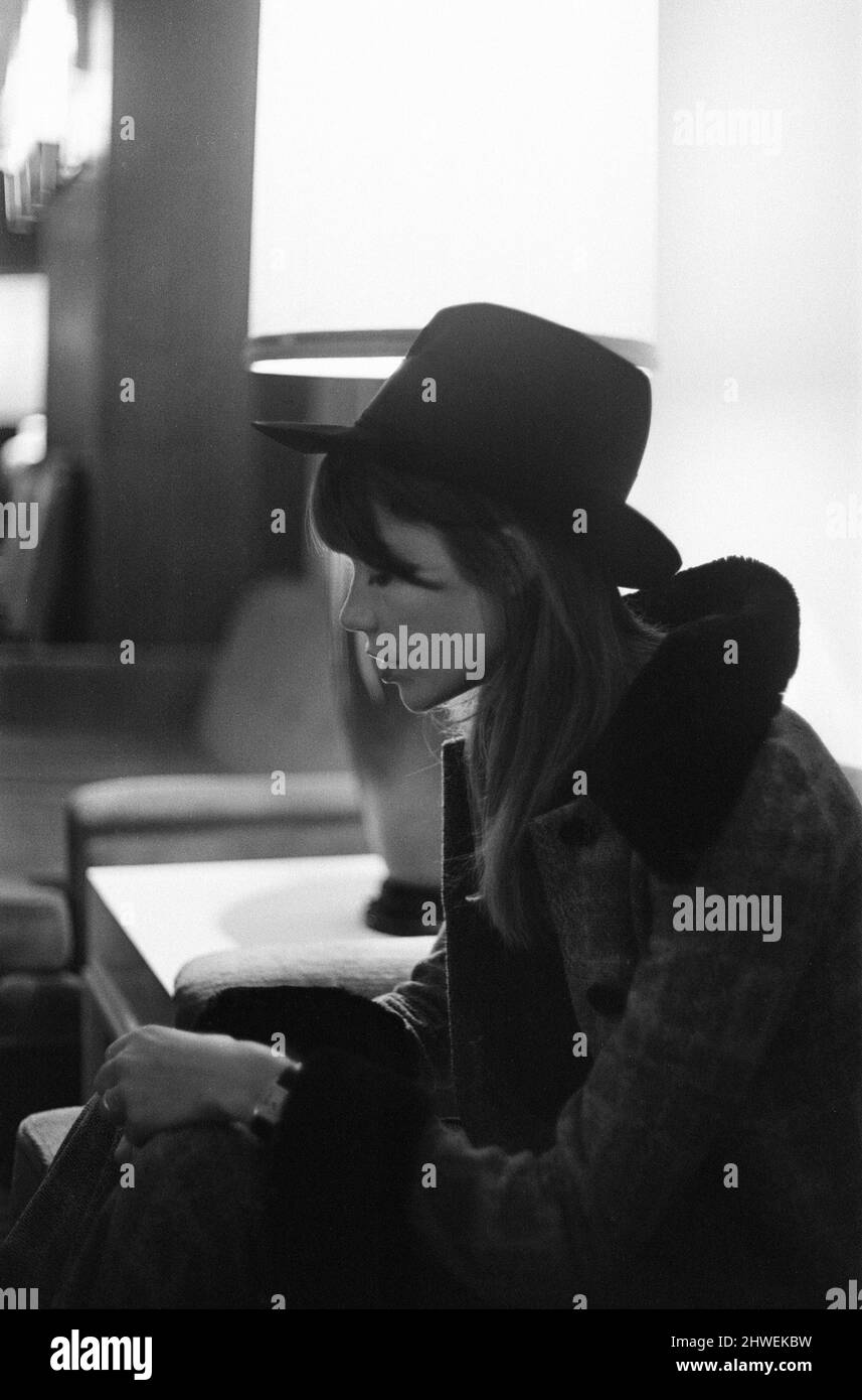 Francoise Hardy, french singer, pictured in UK, Friday 26th September ...