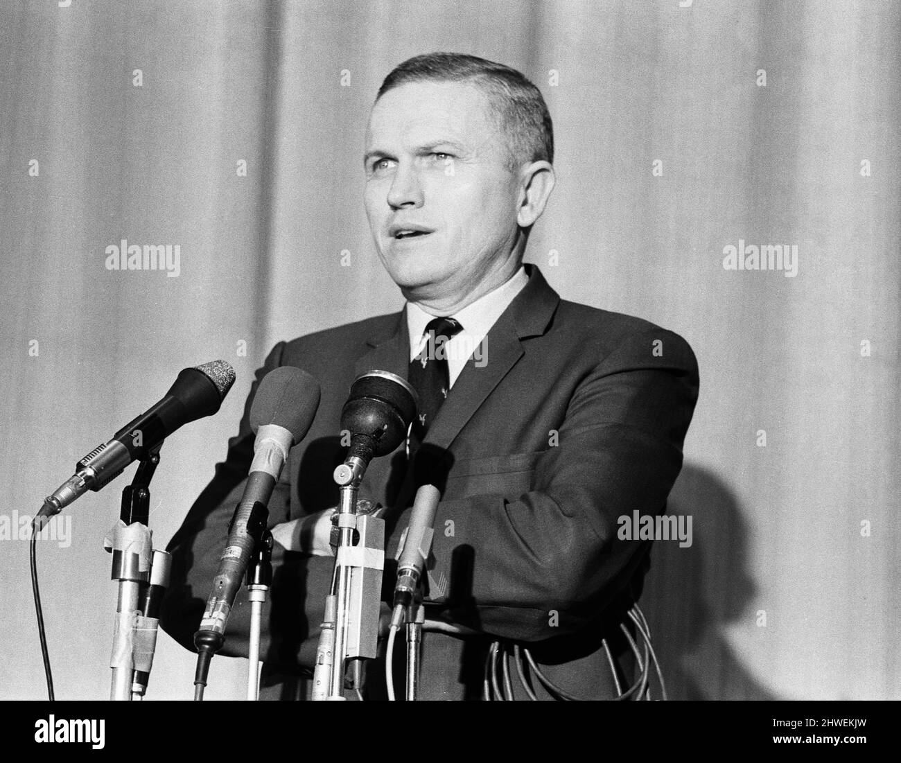 Colonel Frank Borman, NASA Astronaut and Commander Apollo 8, the first ...