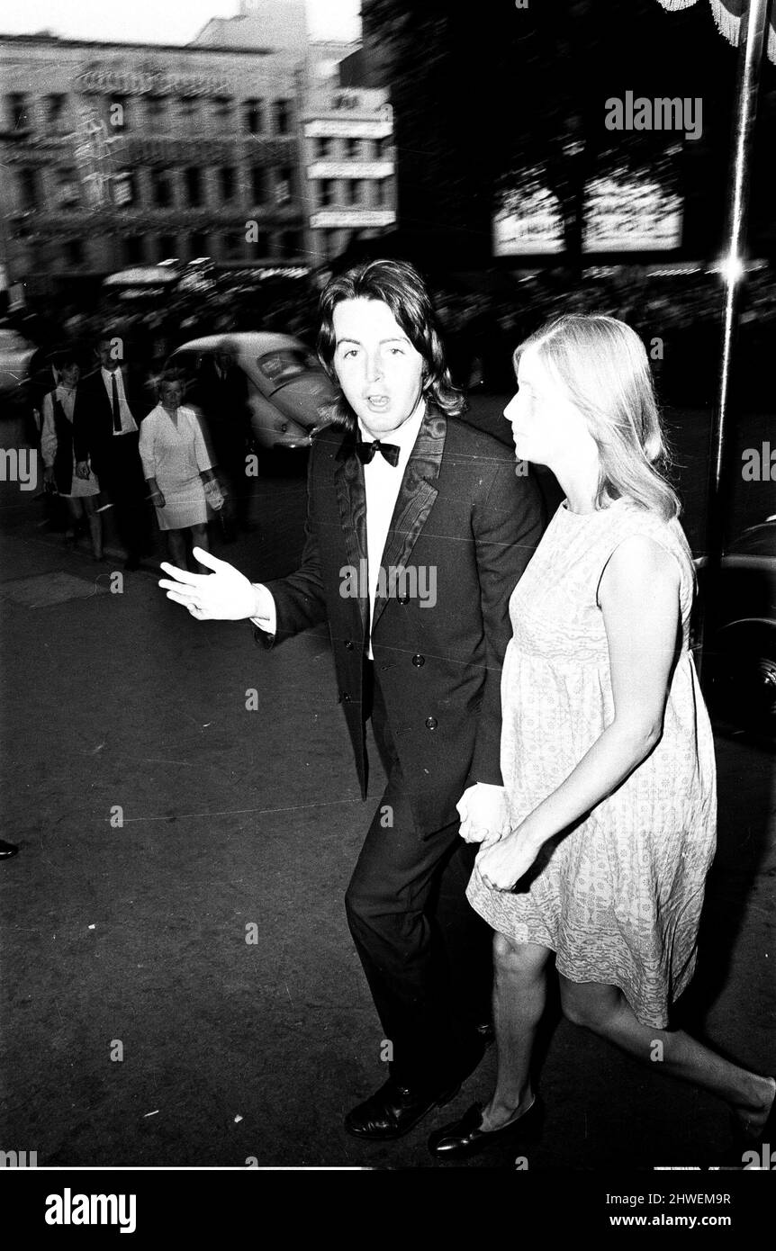 Film premier of "Alfred The Great", at the Empire Theatre in London ...