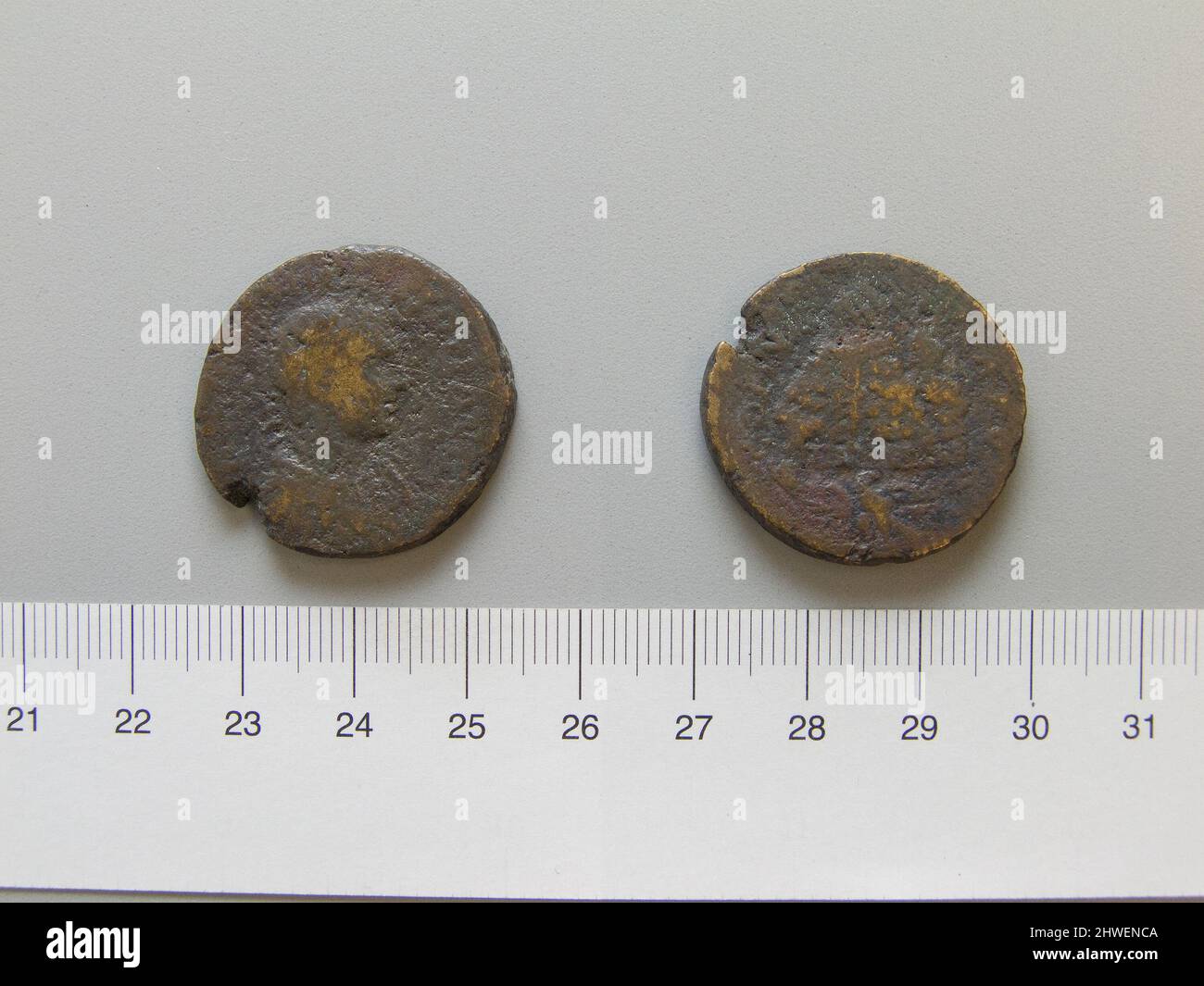 Coin of Philip II from Neapolis. Ruler: Philip II, Emperor of Rome, 238 ...