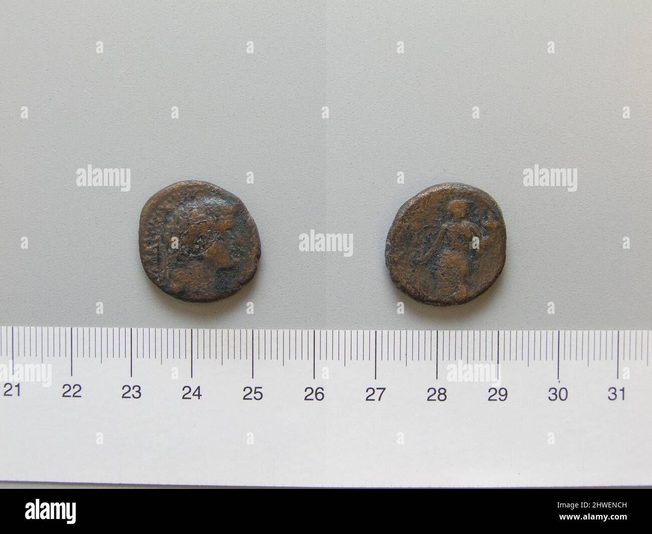 Coin of Caracalla, Roman Emperor from Neapolis. Ruler: Caracalla, Roman ...