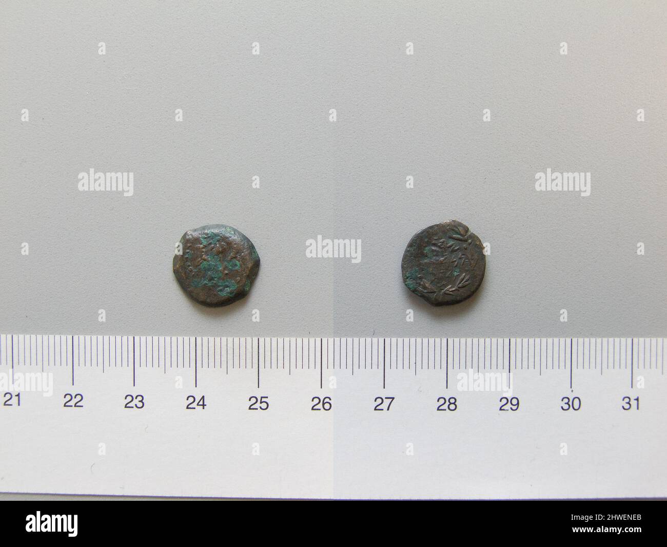 Coin of John Hyrcanus from Judaea. Ruler: John Hyrcanus Mint: Judaea ...