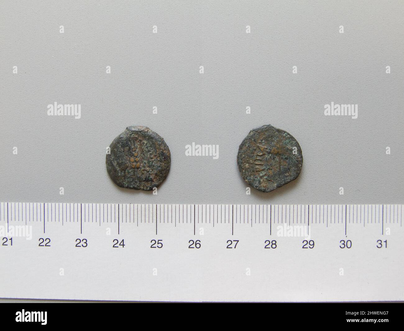 Coin of Agrippa from Jerusalem. Ruler: Agrippa Mint: Jerusalem Artist ...