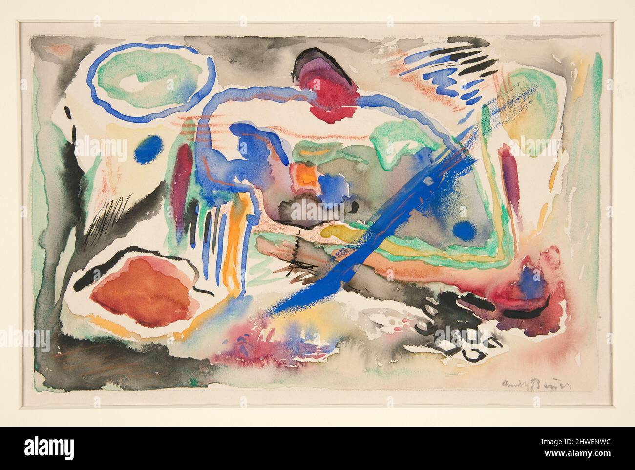 Untitled. Artist: Rudolf Bauer, German, 1889–1953 Stock Photo - Alamy