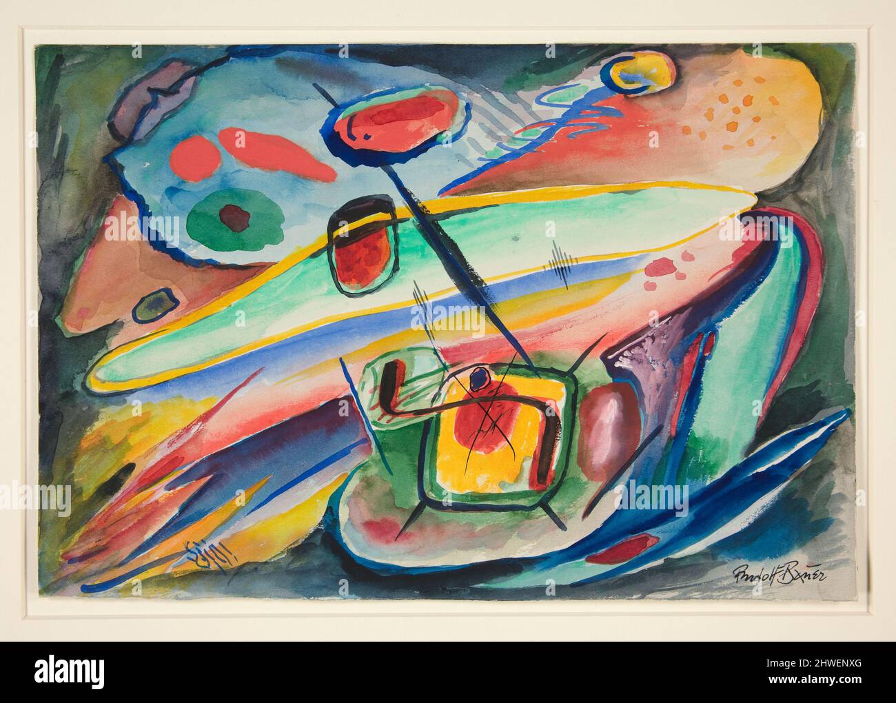 Untitled (Abstract Forms). Artist: Rudolf Bauer, German, 1889–1953 ...