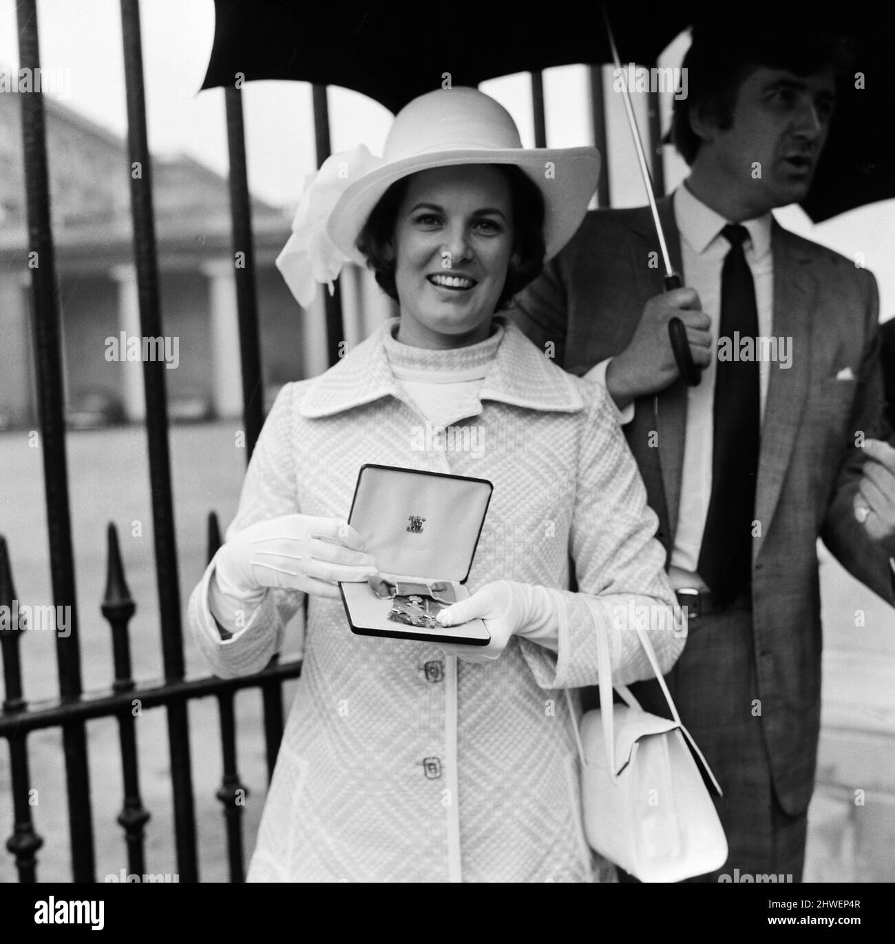 Scottish singer Moira Anderson who attended the investiture at ...