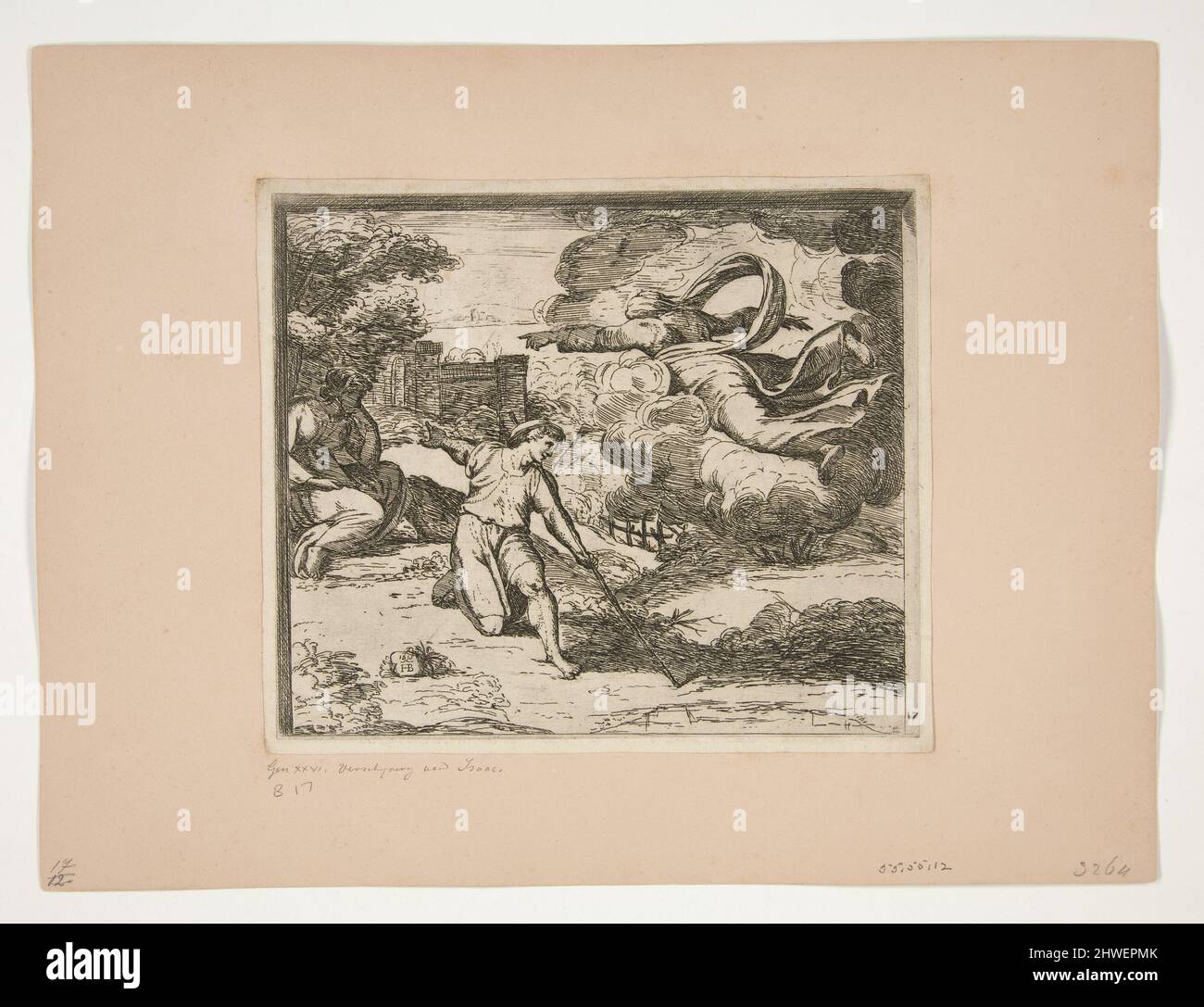 God Forbids Isaac to Go to Egypt, from The Loggia Paintings. Etcher ...