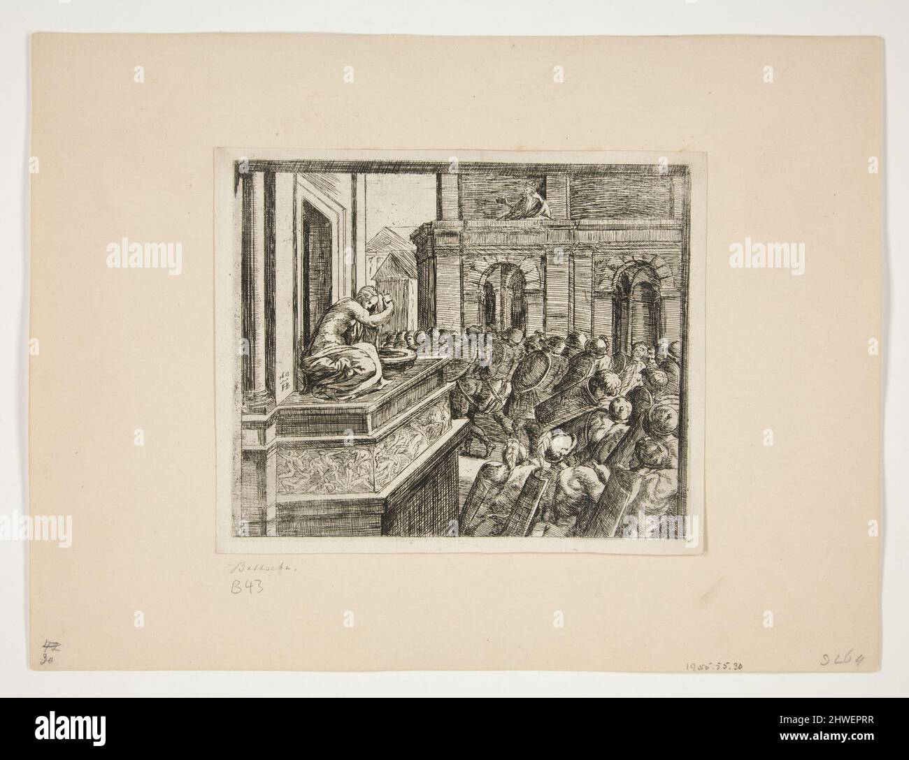 David Seeing Bathsheba from His Window, from The Loggia Paintings ...