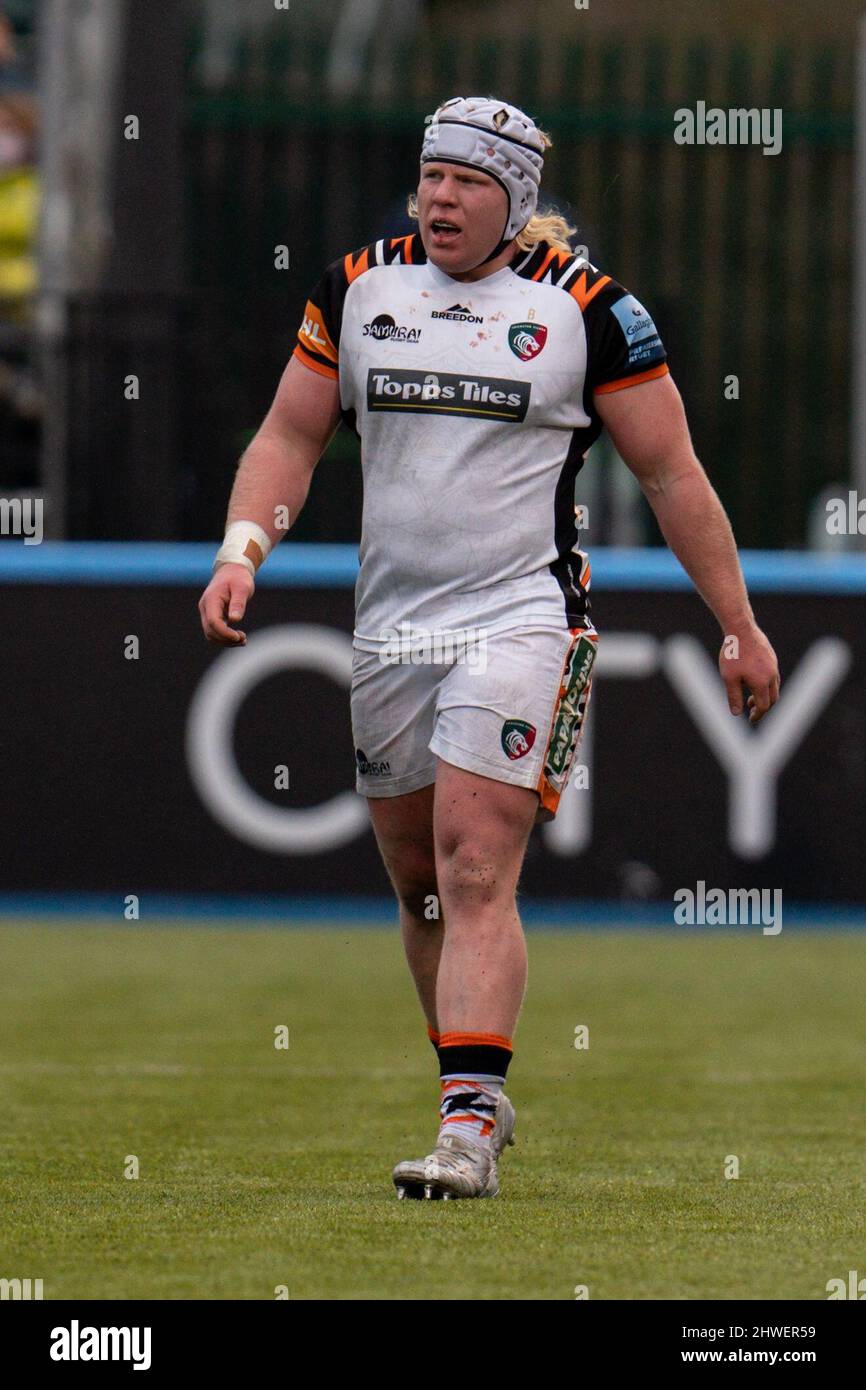 Nic Dolly #2 of Leicester Tigers Stock Photo - Alamy