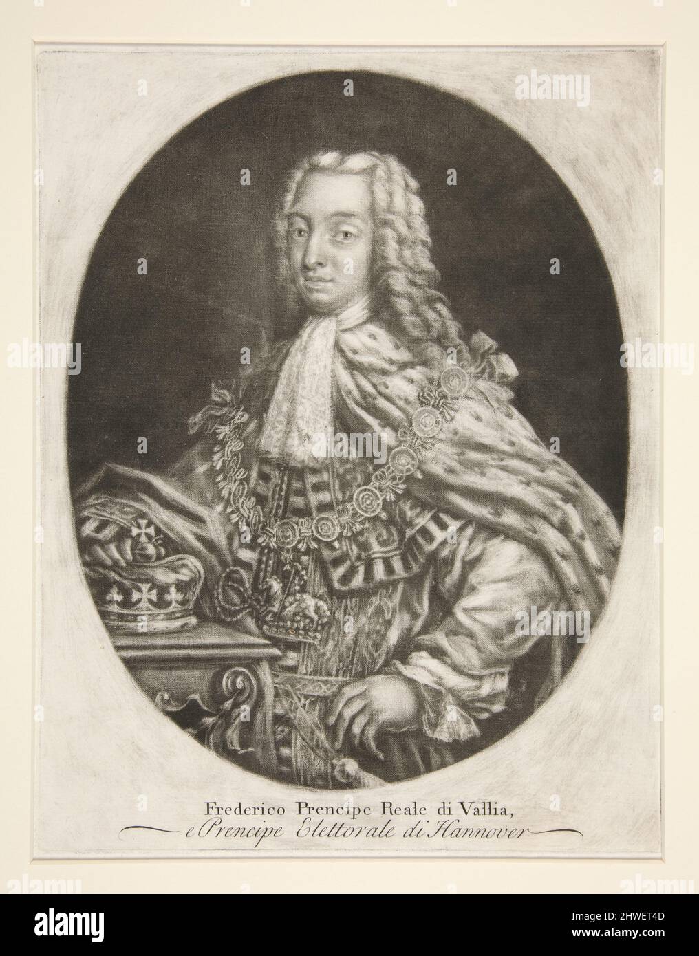 Frederick, Prince of Wales. Artist: Unknown Stock Photo - Alamy