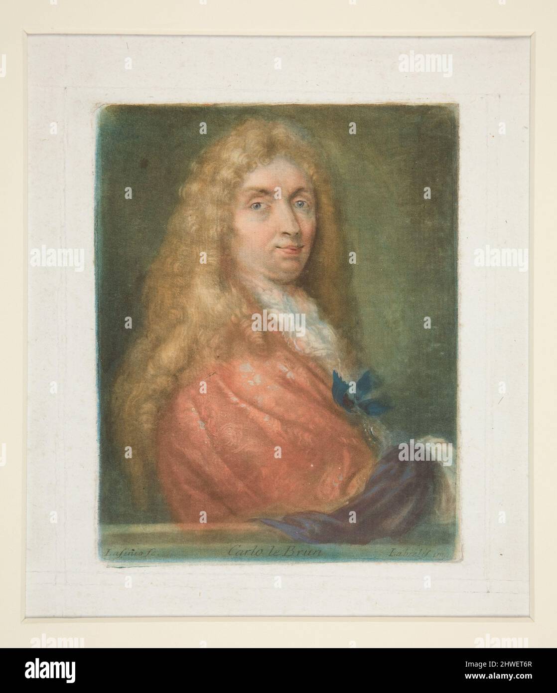 Charles Lebrun, from Ritratti di pittori (Portraits of Painters ...