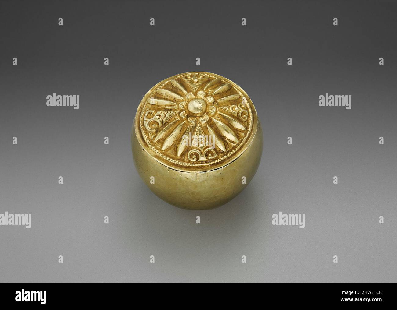 Lime Pot with a Lid Stock Photo - Alamy