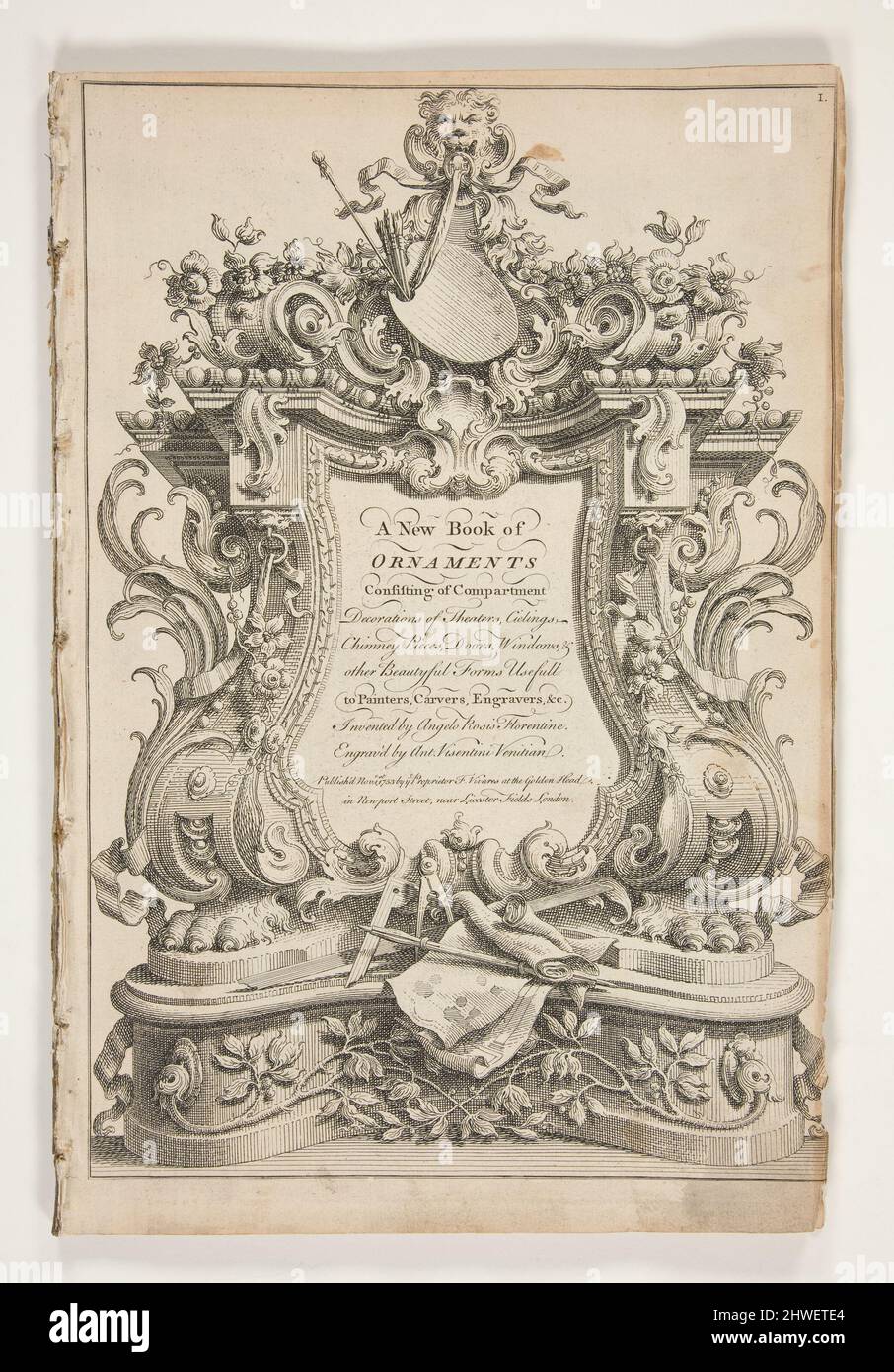 A New Book of Ornaments. Artist: Antonio Visentini, Italian, 1688–1782 ...