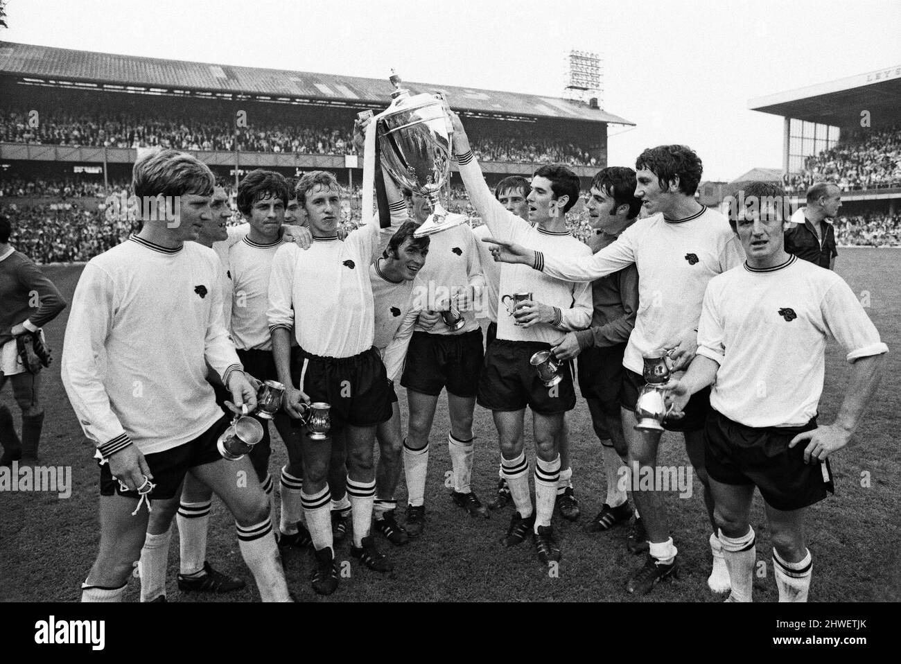 Watney Cup Final, Derby County v Manchester United. Final score 4-1 to ...
