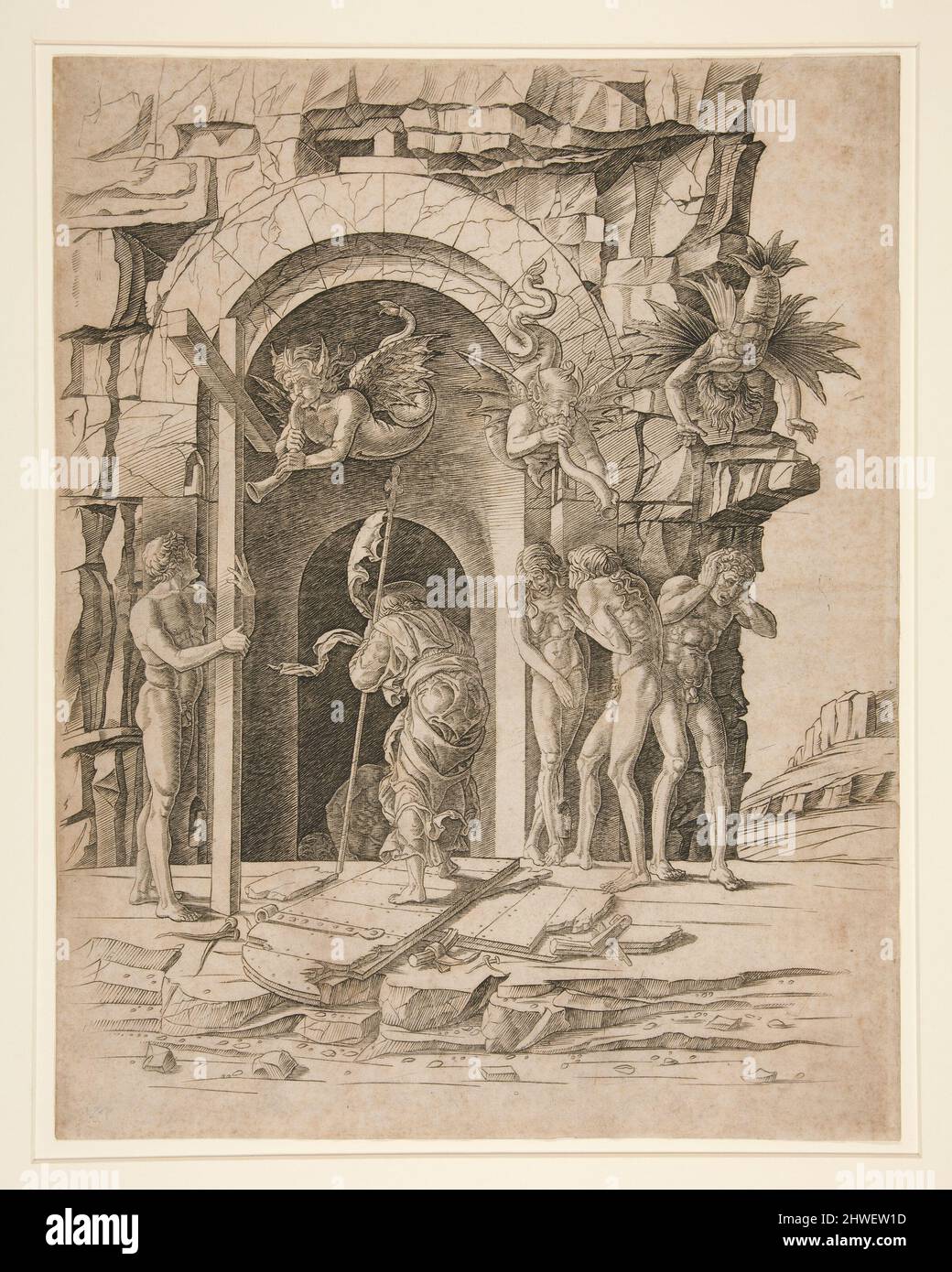 Descent into Limbo. After: Andrea Mantegna, Italian, ca. 1431–1506 ...