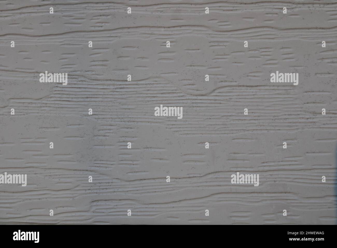 A Closeup Detail on a Piece of Common White Vinyl Siding Stock Photo ...