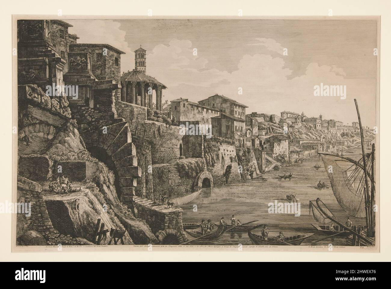 Il bel Lido. Etcher: Luigi Rossini, Italian, 1790–1857 Stock Photo - Alamy