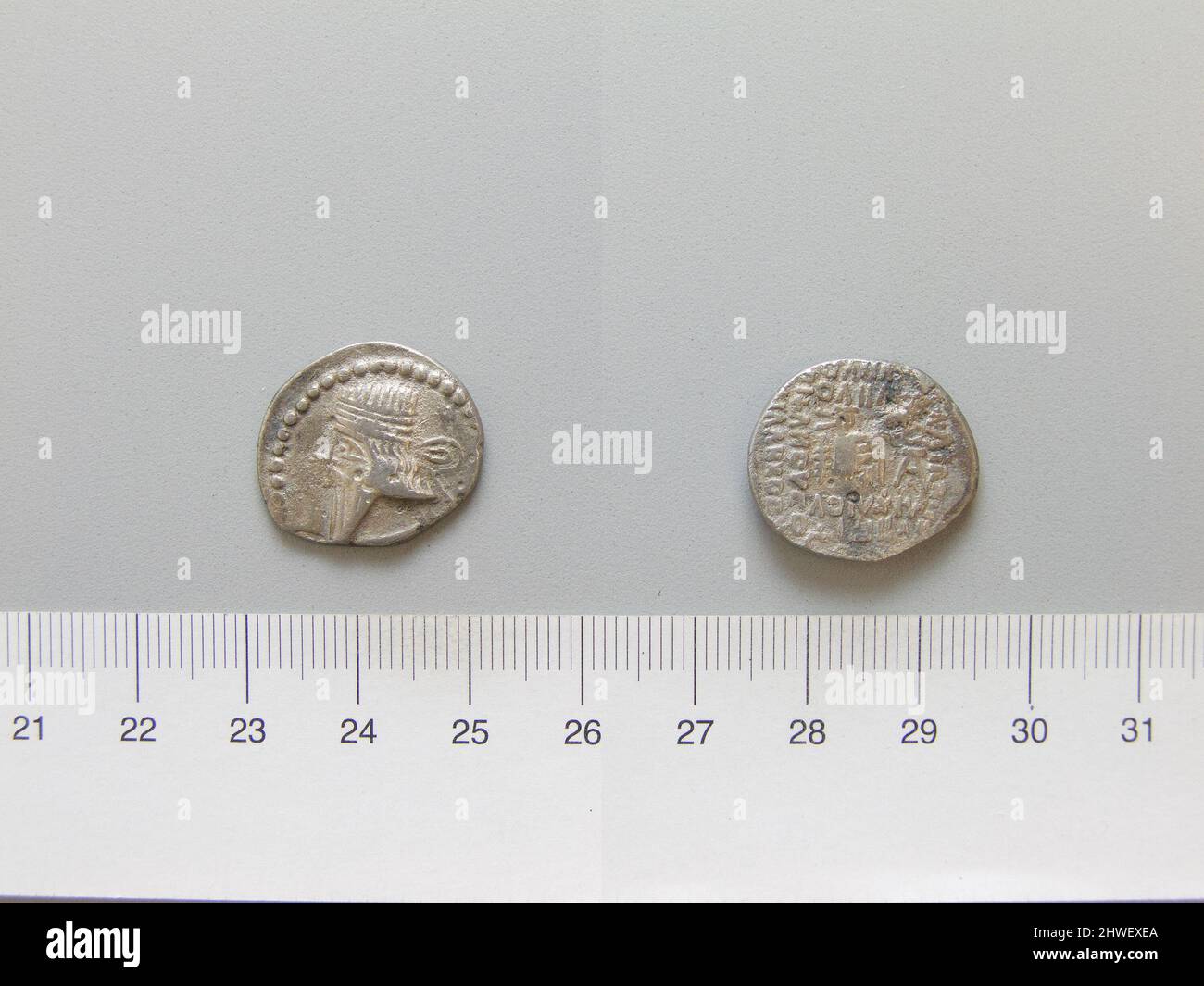1 Drachm of Pakoros II from Ecbatana. Ruler: Pakoros II, King of the ...
