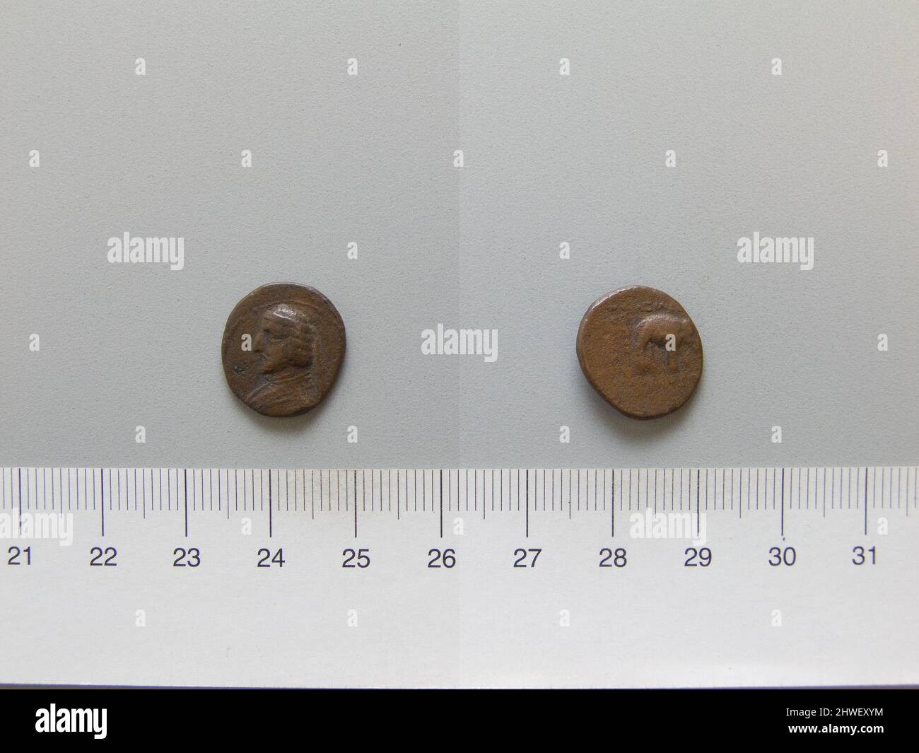 Coin of Artabanus II from Parthia. Ruler: Artabanus II, Parthian, -75 ...