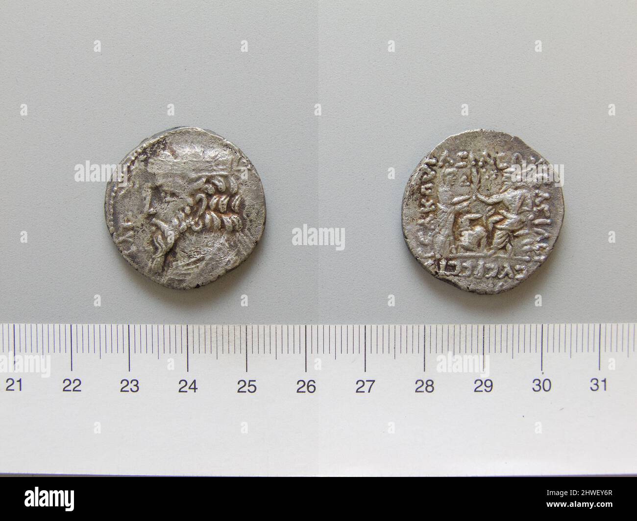 Tetradrachm of Artabanus III from Seleucia ad Tigrim. Ruler: Artabanus ...