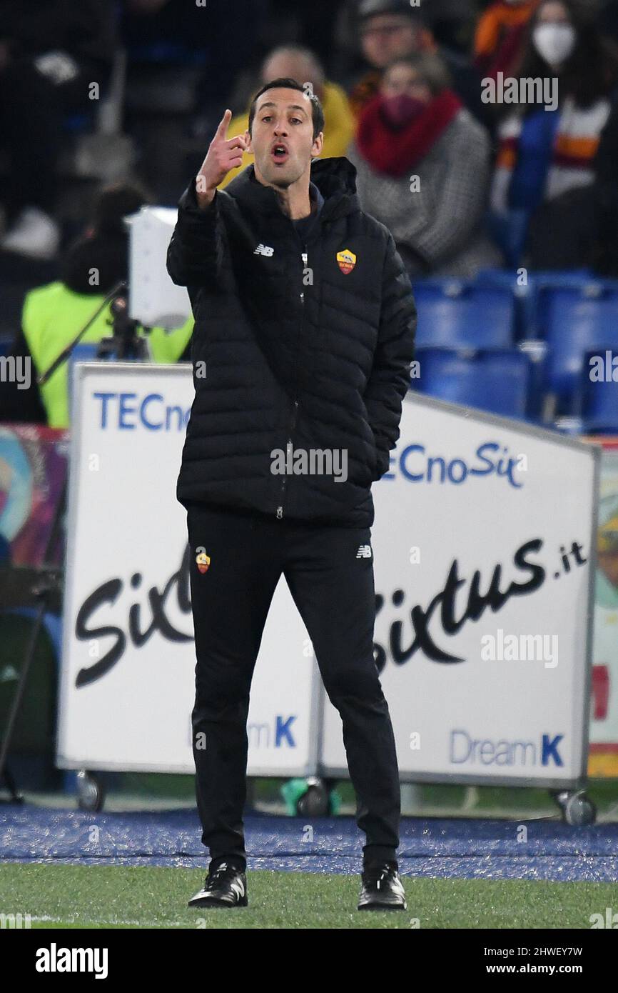 Salvatore Foti assist. coach of As Roma during football Serie A Match ...