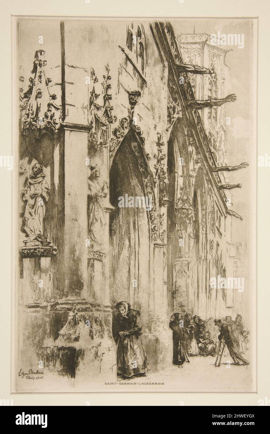 St. Germain L’Auxerrois, from Representative Art of Our Time. Artist ...