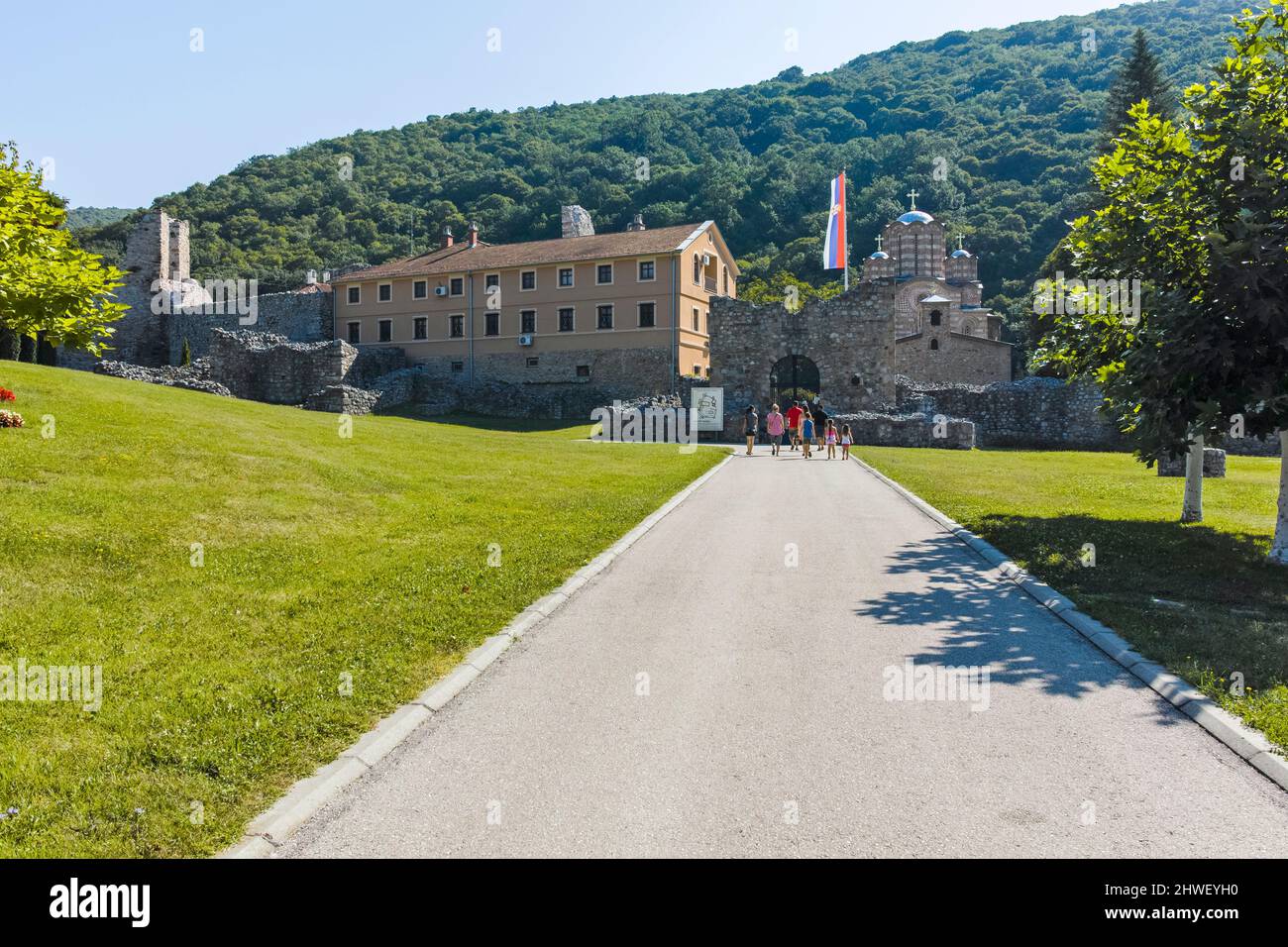 RAVANICA MONASTERY, SERBIA - AUGUST 11, 2019: Medieval Ravanica ...