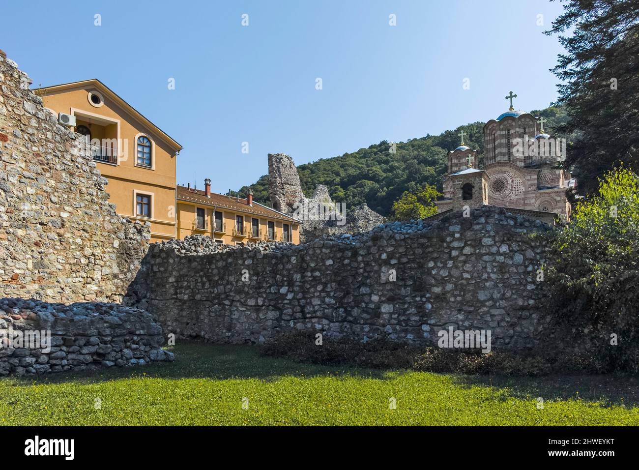 RAVANICA MONASTERY, SERBIA - AUGUST 11, 2019: Medieval Ravanica ...