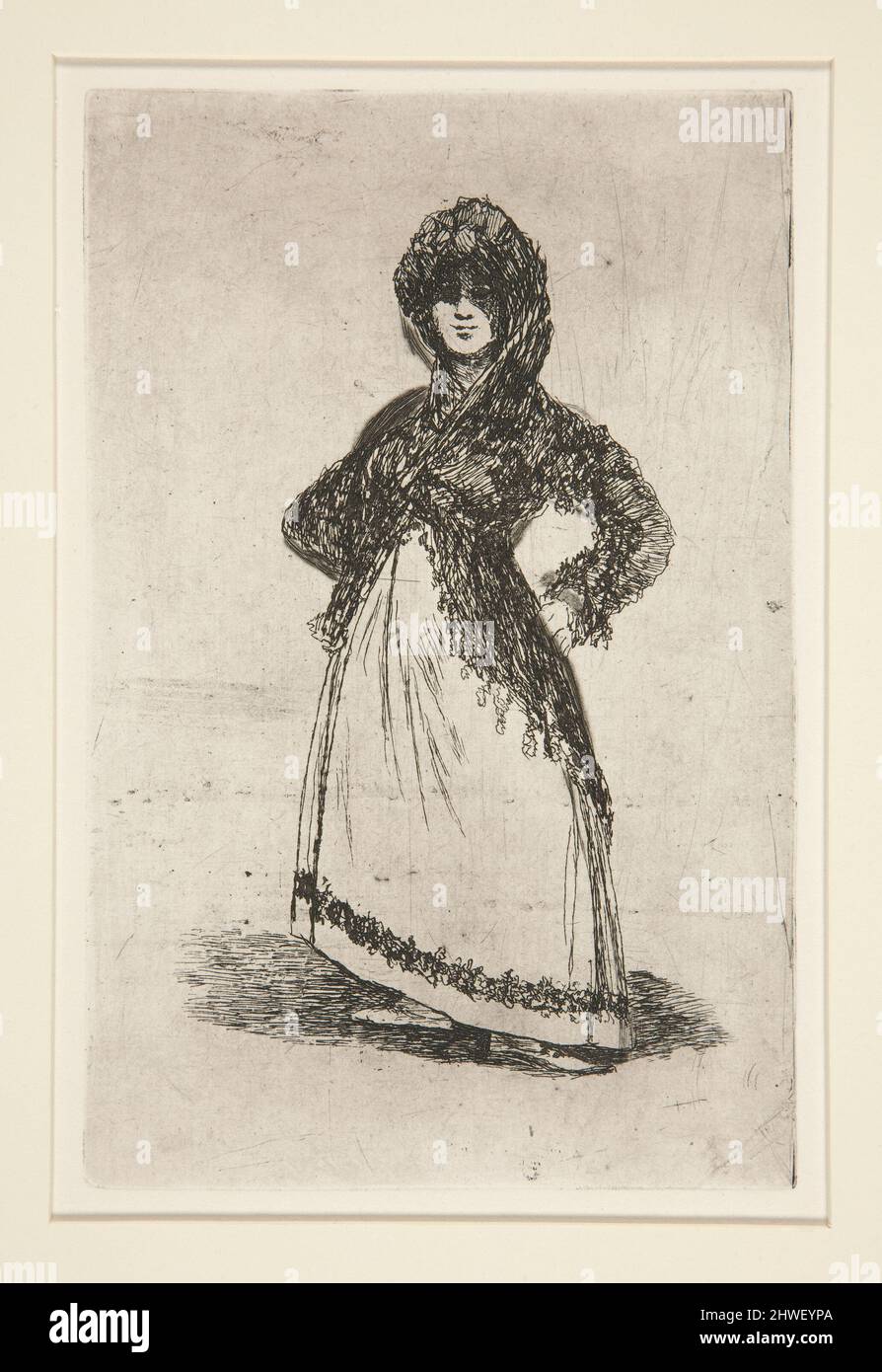 Maja [with light background]. Artist: Francisco Goya, Spanish, 1746 ...