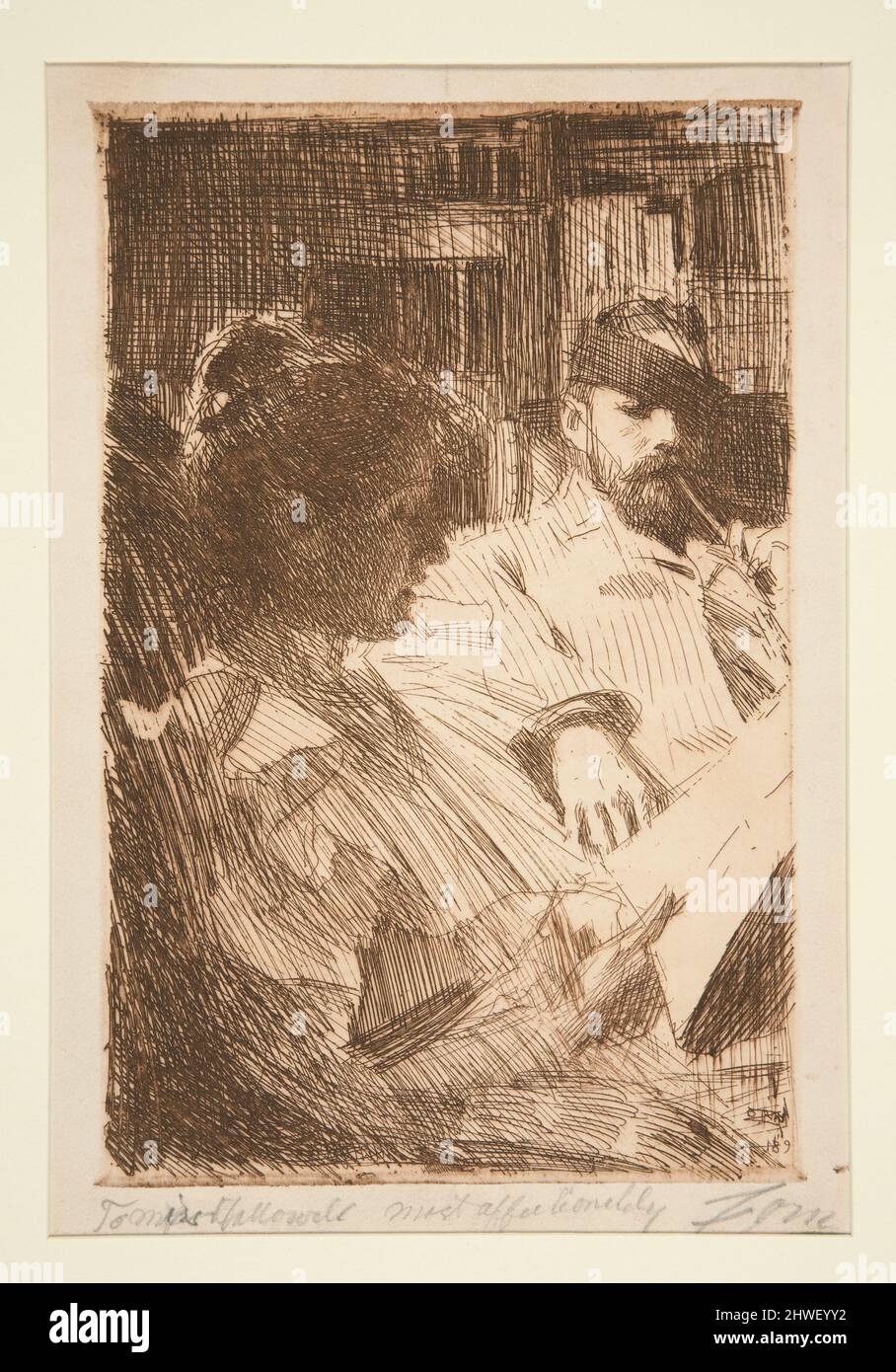 Reading (Mr. & Mrs. Charles Deering). Artist: Anders Zorn, Swedish ...