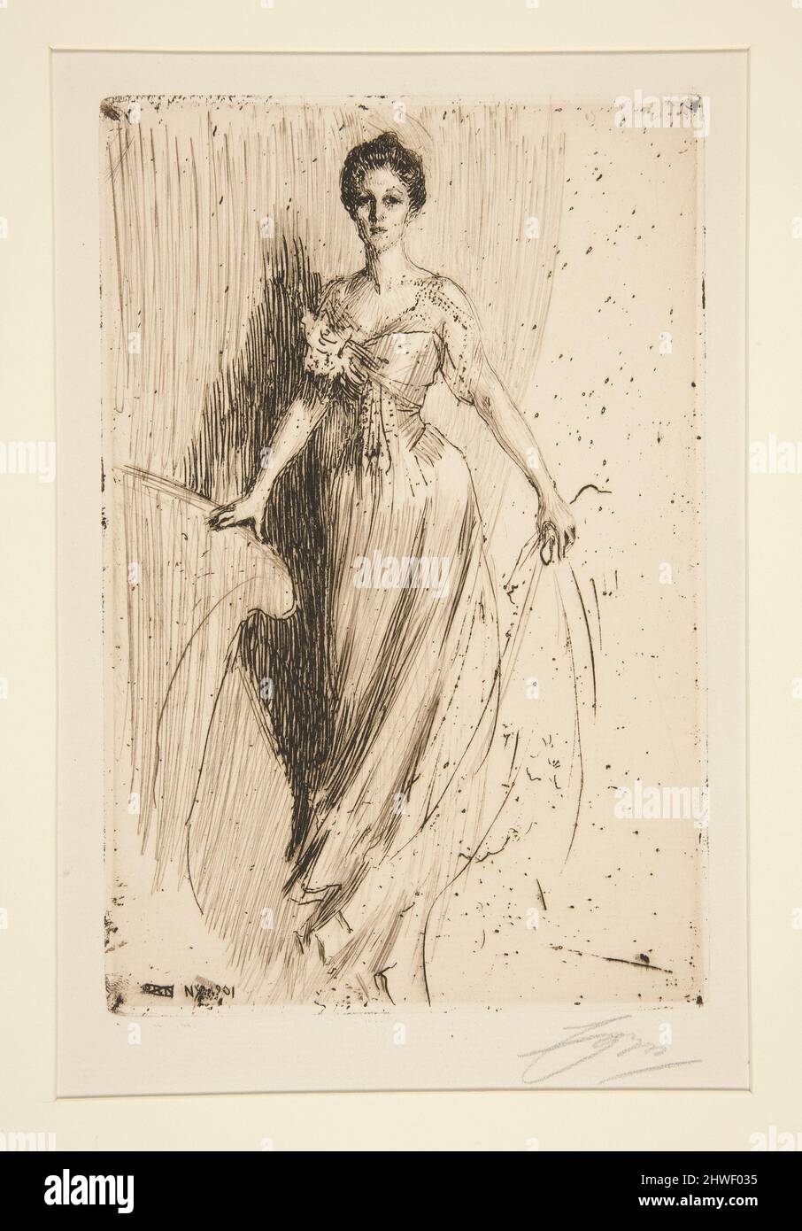 Miss Ludman. Artist: Anders Zorn, Swedish, 1860–1920 Stock Photo - Alamy
