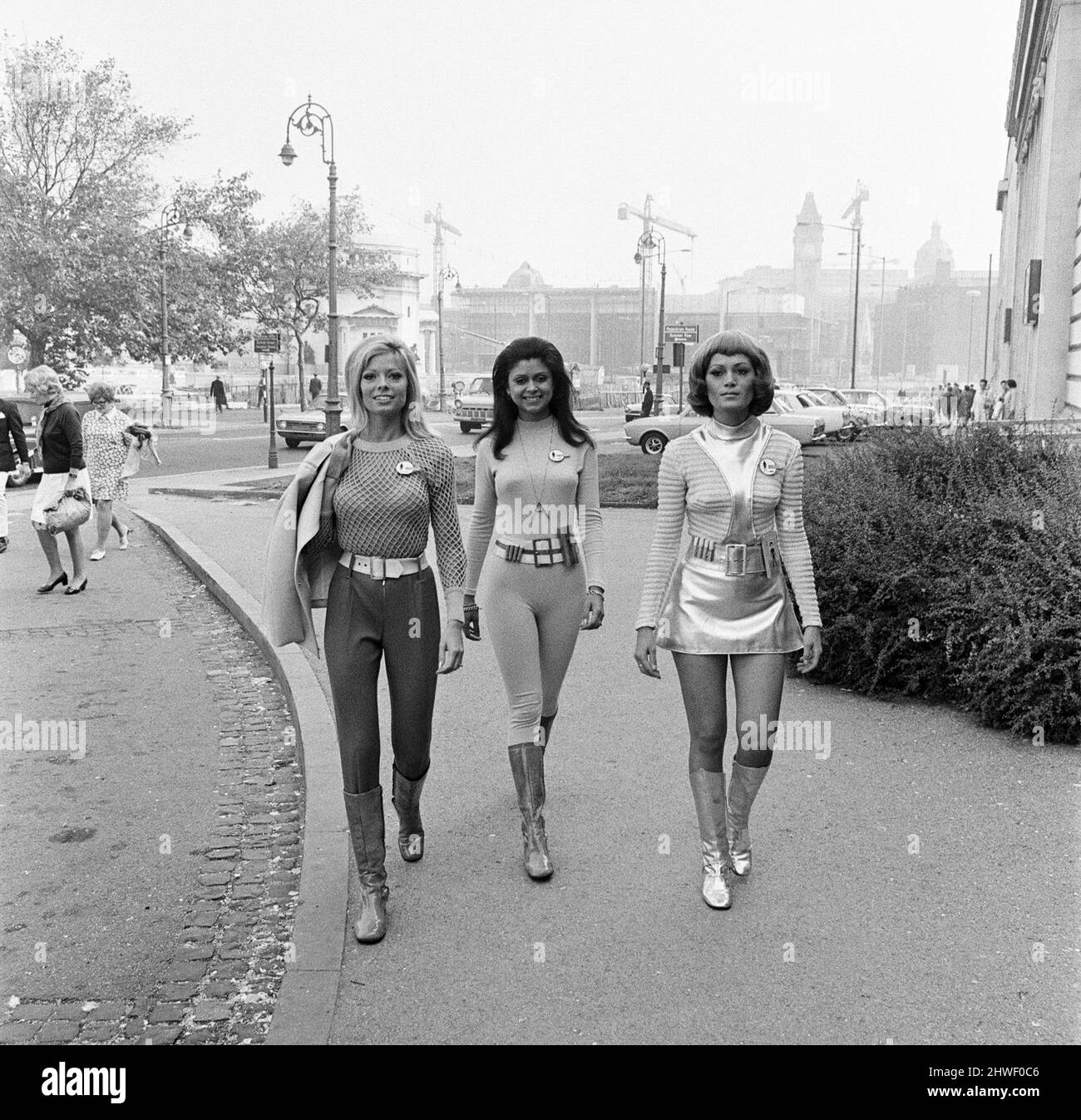 UFO, TV Series. Actresses from the science fiction series about an ...