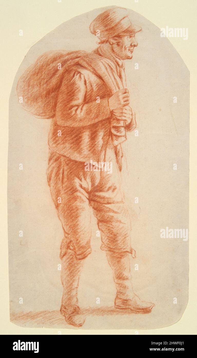 Man with Sack. Artist: Unknown Stock Photo - Alamy