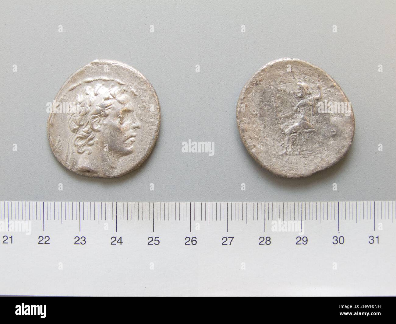 Tetradrachm of Antiochus IV Epiphanes from Antioch. Ruler: Antiochus IV ...