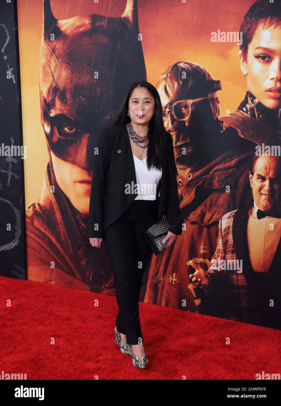 01 March 2022 - New York, New York - Anne del Castillo. “The Batman ...