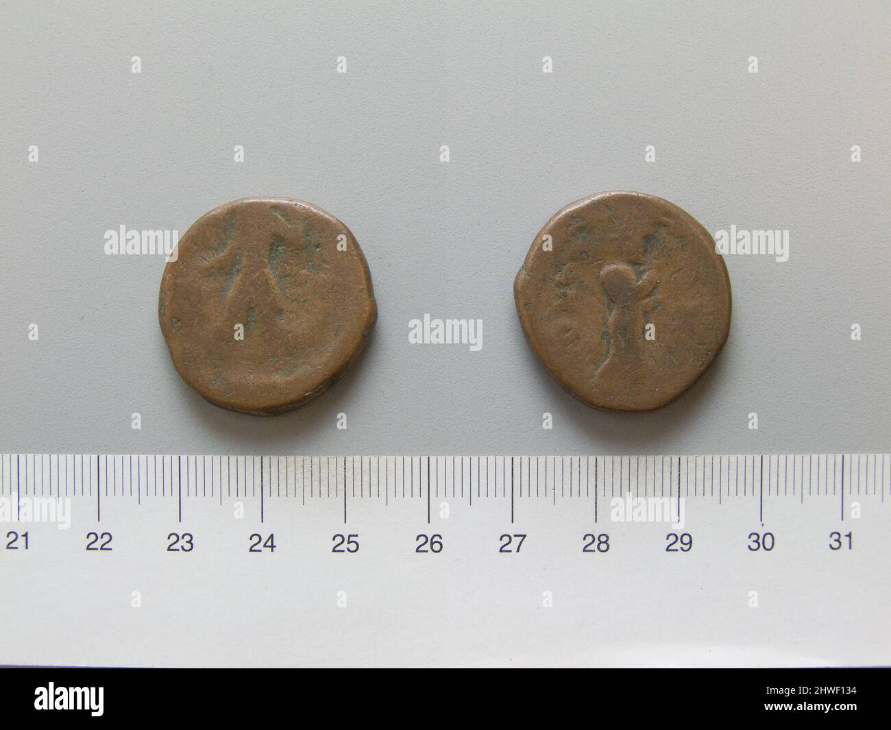 Coin of Vasudeva I from India. Ruler: Vasudeva I Mint: India Artist ...