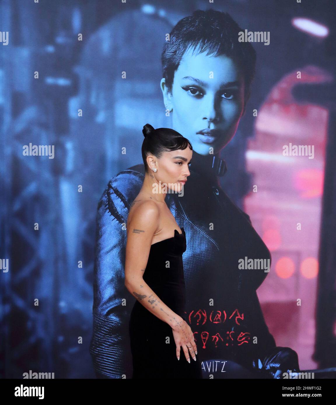 01 March 2022 - New York, New York - Zoe Kravitz. â€œThe Batmanâ€ World ...