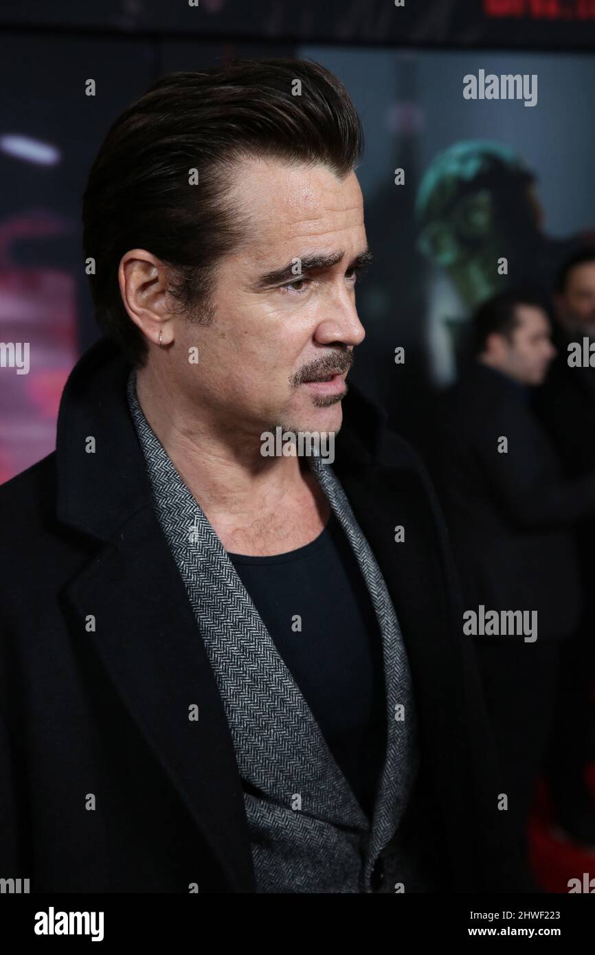 01 March 2022 - New York, New York - Colin Farrell. â€œThe Batmanâ ...