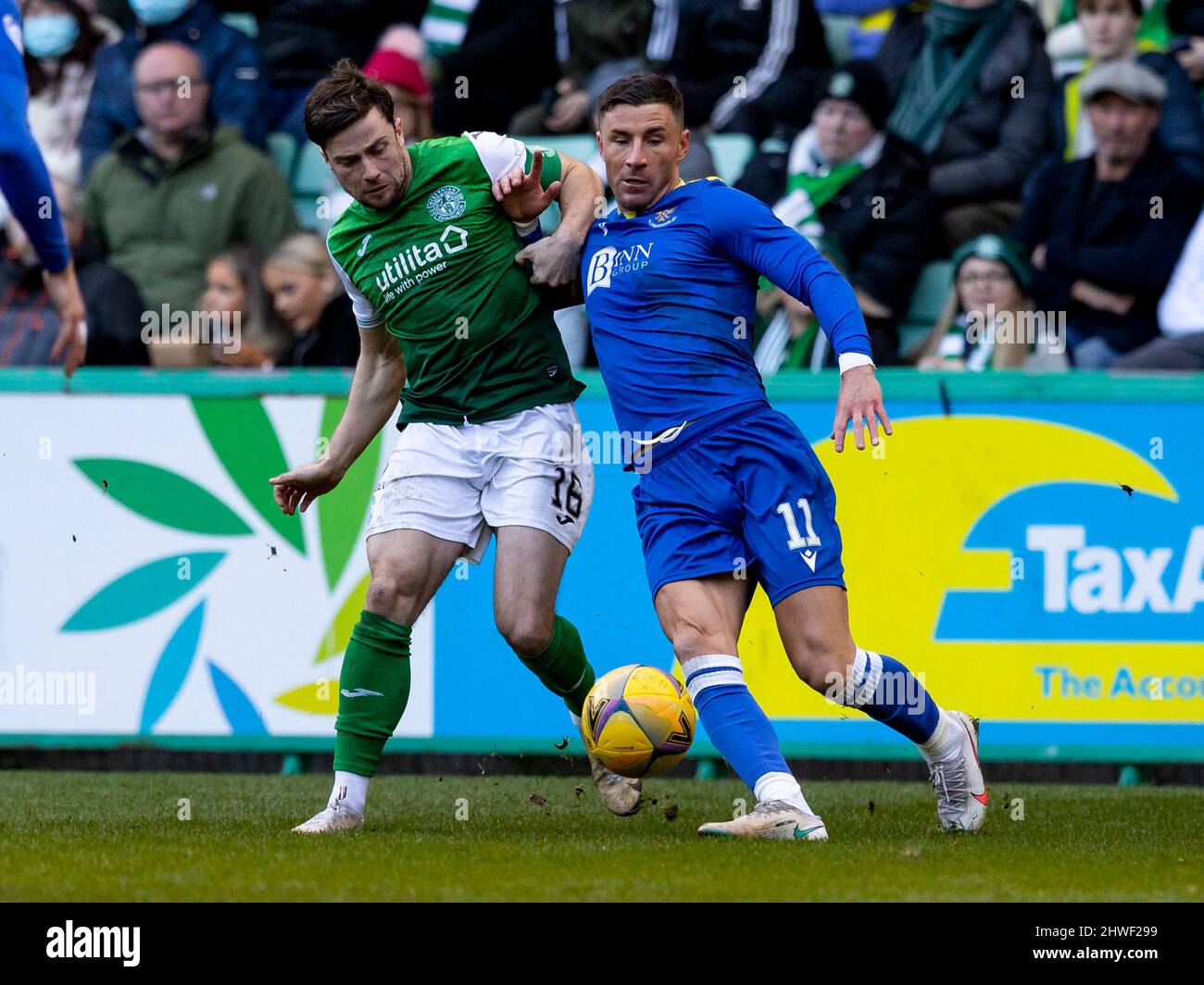 Leith, Edinburgh, Scotland, UK. 5th March 2022; Easter Road, Leith ...