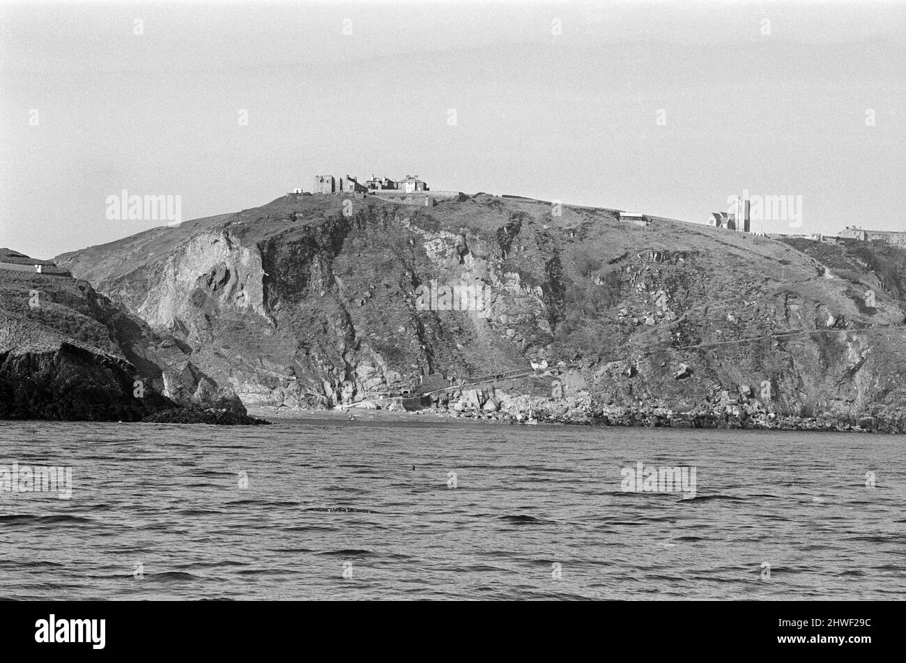 General scenes on Lundy Island. Lundy is the largest island in the ...