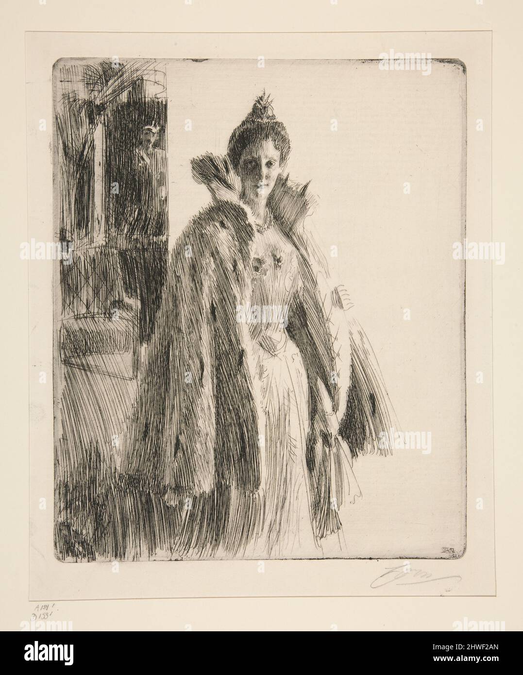 H.R.H. Princess Ingeborg of Sweden II. Artist: Anders Zorn, Swedish ...
